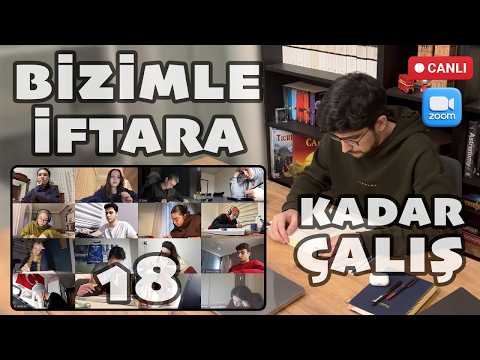 İFTARA KADAR12 SAAT! Birlikte Ders Çalışalım