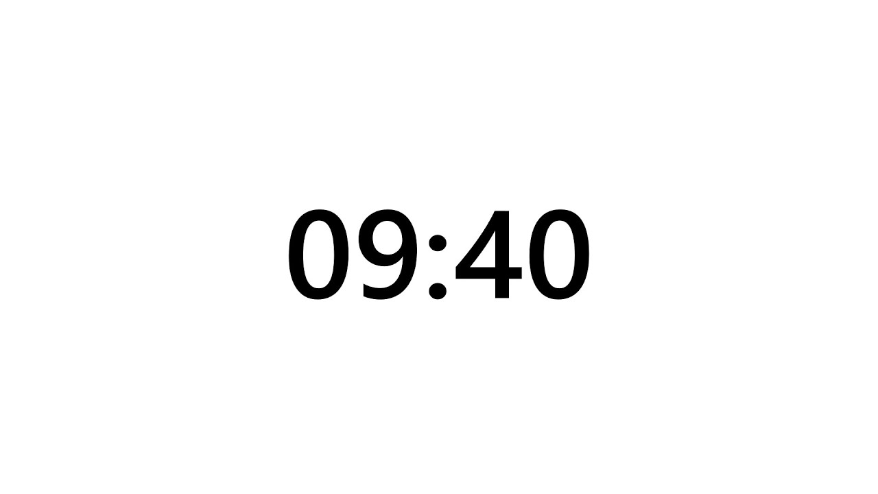Timer for 9 minutes and 40 seconds - YouTube