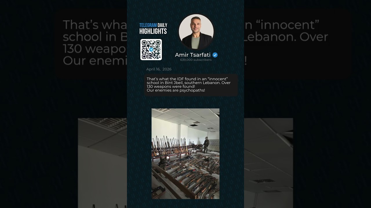 Telegram Daily Highlights: April 16, 2026 | Kehila.org