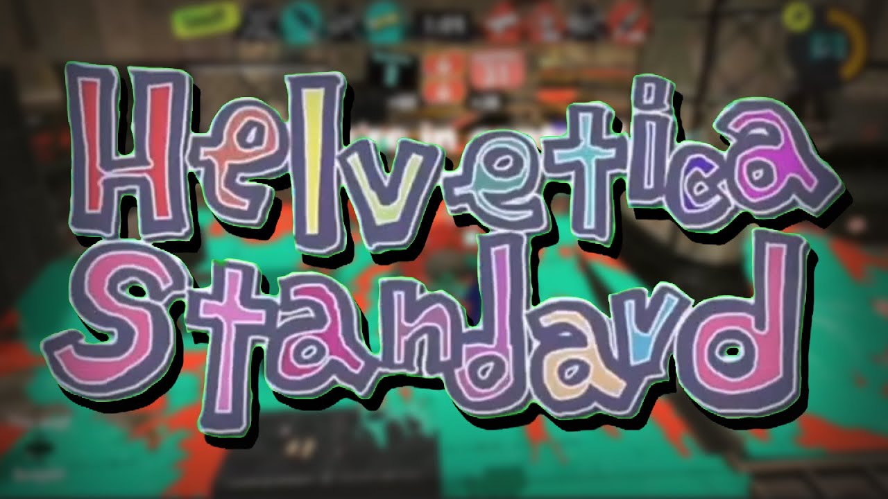 Helvetica Standard but it’s Splatoon 3 - YouTube