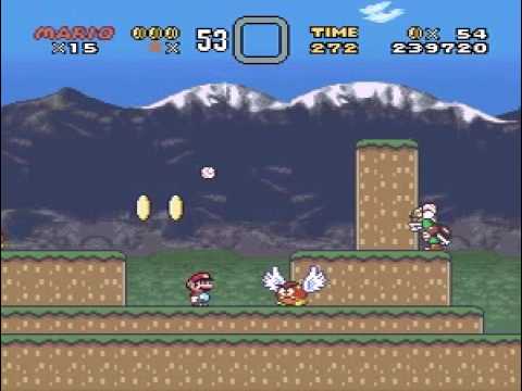 SMW Custom Level- Spring Run R - YouTube