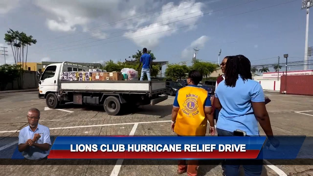 Lions Club Hurricane Relief Drive - YouTube