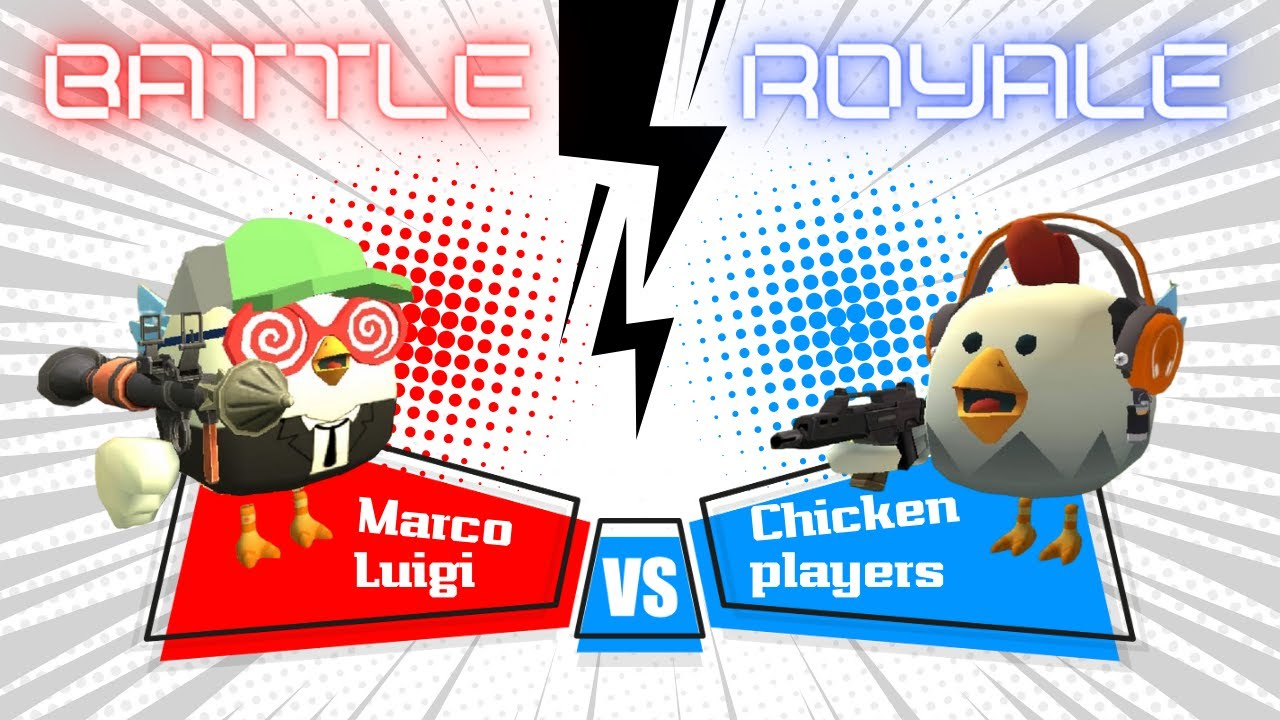 CHICKEN GUN BATTLE ROYALE PVP #1 (marco luigi) - YouTube
