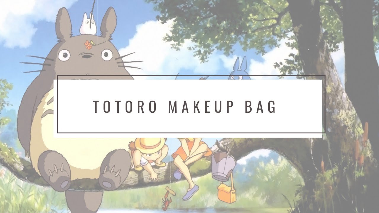 Totoro Makeup Bag (Timelapse) 🍃 Totoro Makyaj Çantası (Hızlı Çekim ...