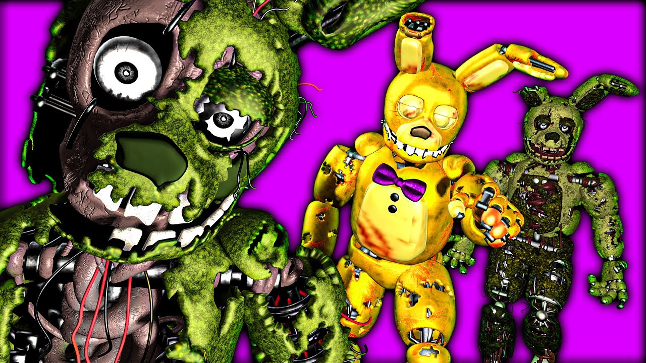 Gmod FNAF - New Spring Bonnie & Ignited Springtrap Early Access ...