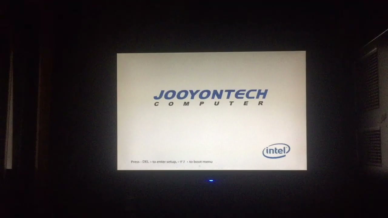 booting jooyontech computer | EditZ Net - YouTube