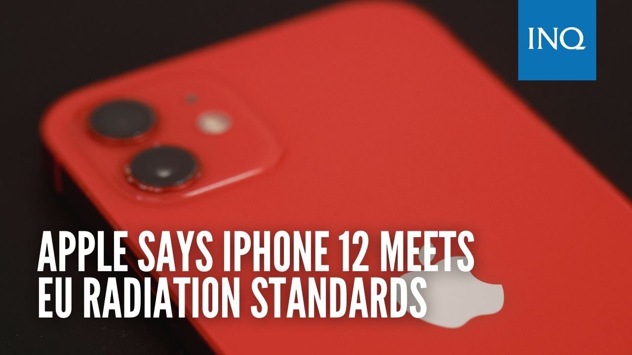 Apple says iPhone 12 meets EU radiation standards - YouTube