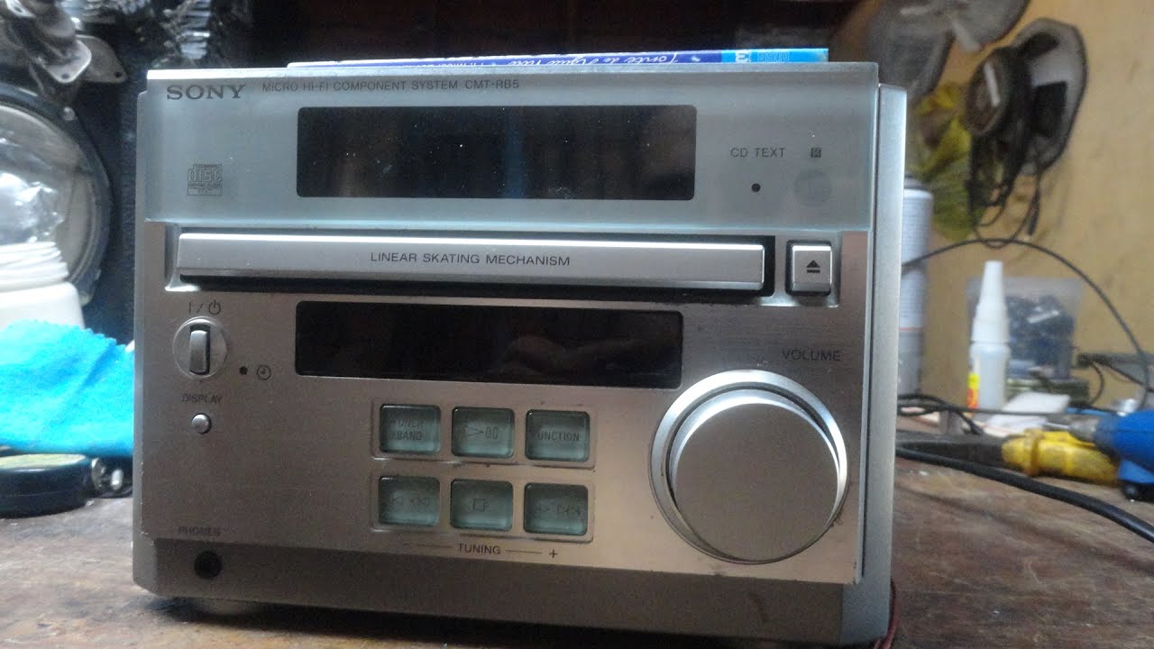 Defeito e conserto Mini System Sony CMT RB5 após 4 meses - YouTube