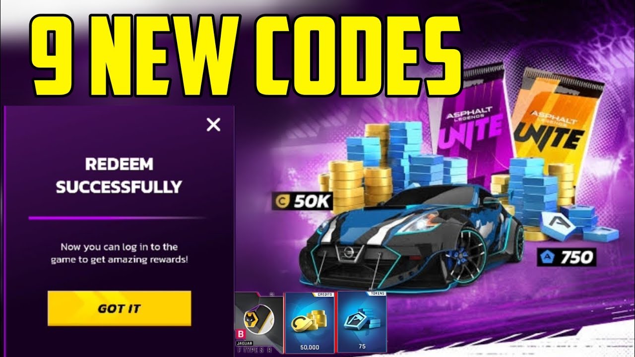 NEW ALL WORKING CODES ⚡ASPHALT LEGENDS UNITE CODES 2025 🎁 REDEEM CODE ...