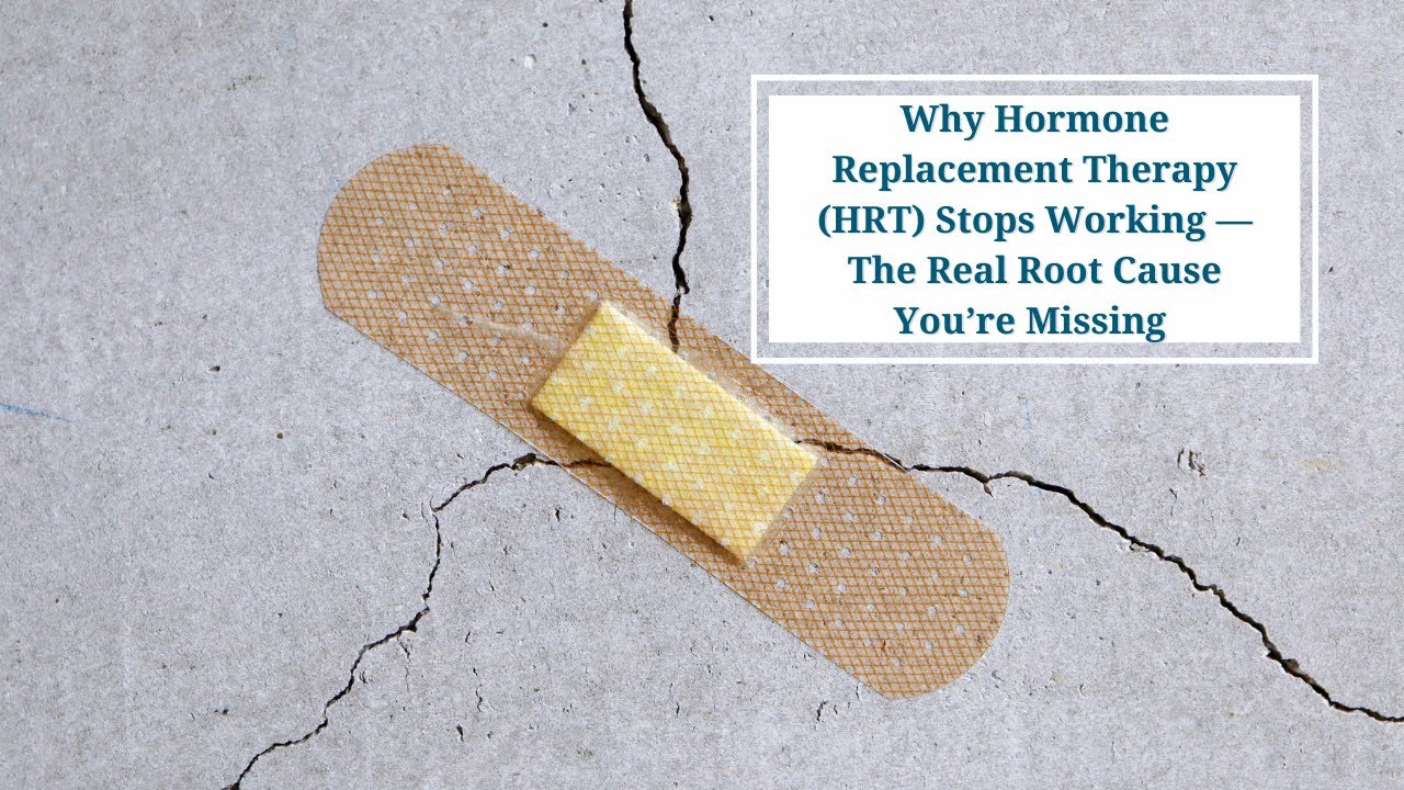 Why Hormone Replacement Therapy (HRT) Stops Working — The Real Root ...