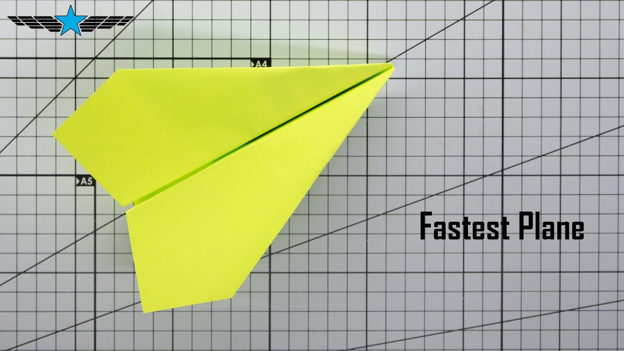 I Created the World's Fastest Origami Plane - Fastest Paper Planes in ...