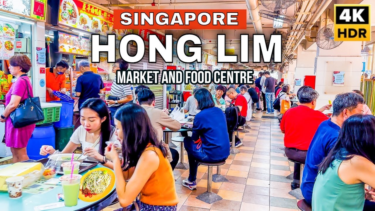 Singapore City Best Hawker Centre | Hong Lim Market & Food Centre Tour ...