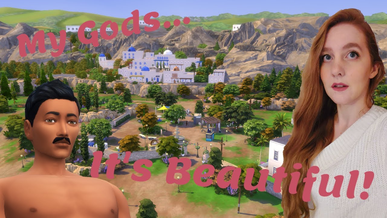 The Sims 4 - Simtorini - Breeze of Greece - FIRST LOOK! 😎😍 - YouTube