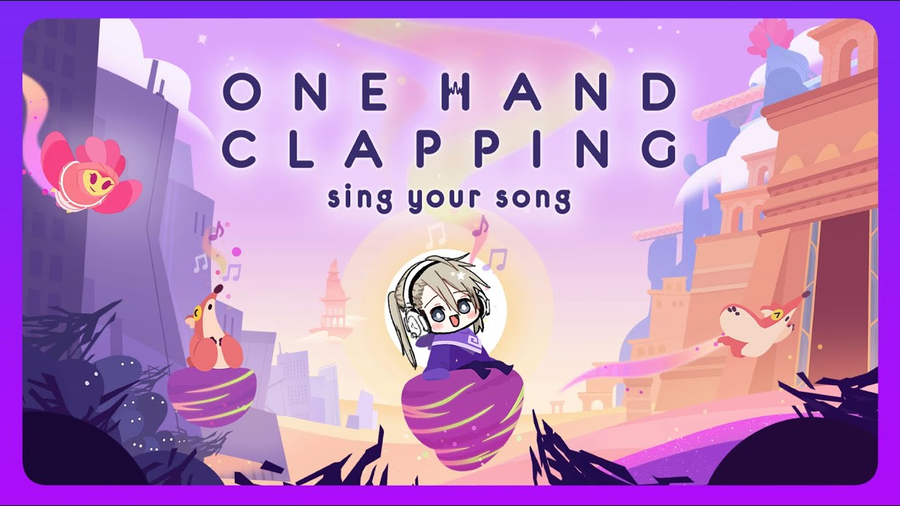 【One Hand Clapping】邊唱歌邊解謎！2D橫向平台音樂遊戲【黑伊白】 - YouTube
