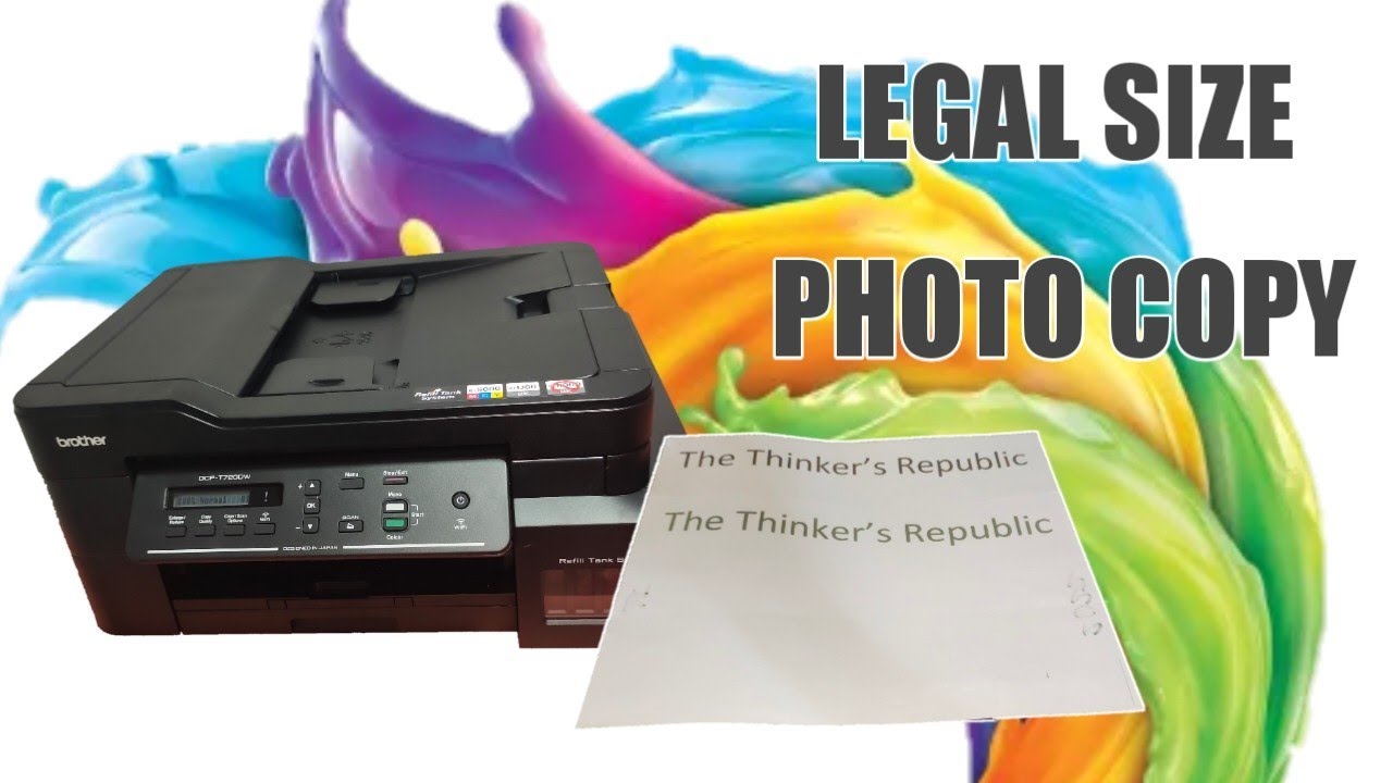 HOW TO PHOTOCOPY LEGAL SIZE PAPER - YouTube