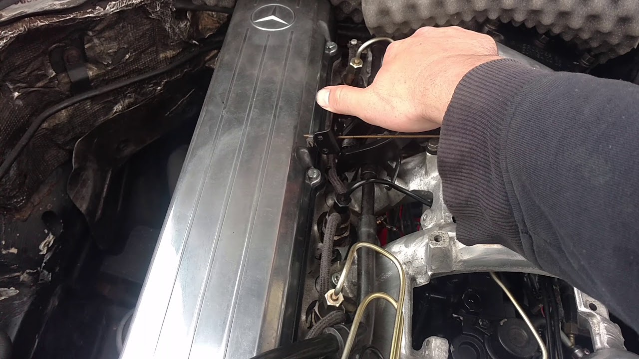 Mercedes w124 OM603.912 300D after rebuid and injector rebuild sound ...