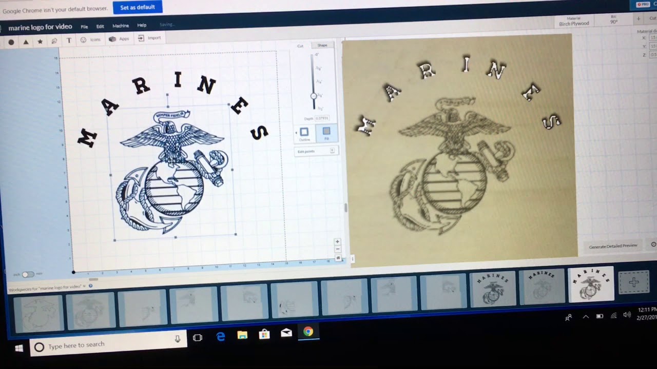 Using Easel to Create Curved Letters - YouTube