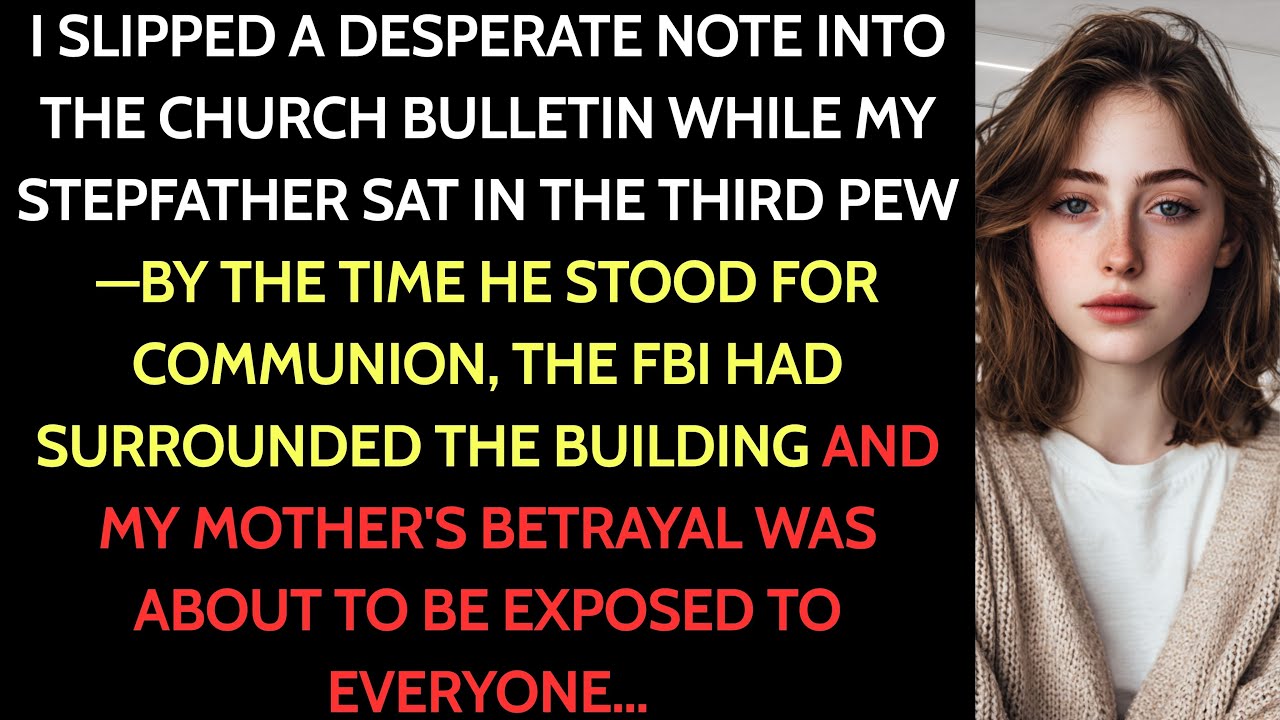 Two Hours Before Church, My Stepfather beat me—I Slipped A Note In The ...