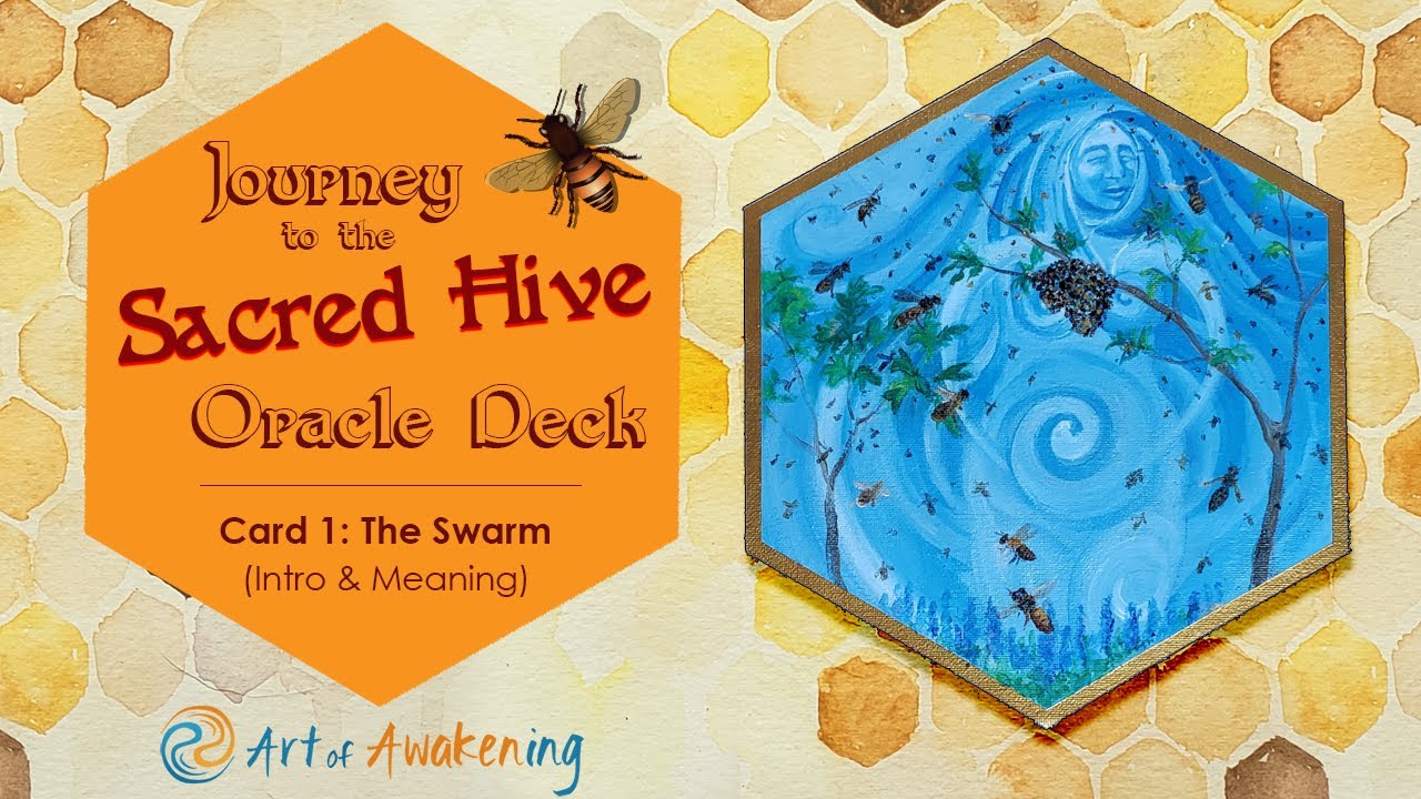 🐝Bee Oracle - Card #1: The Swarm (Honeybee Oracle Deck in Progress) 😃 ...