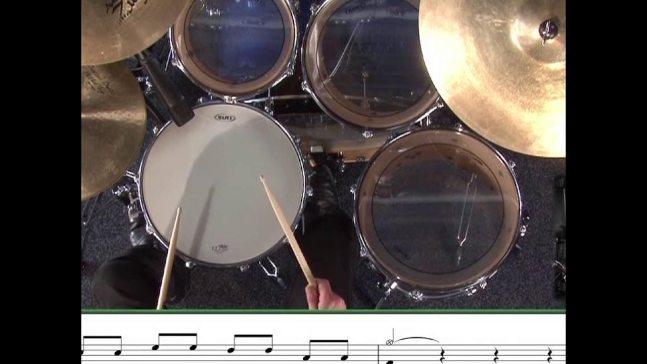 Learn Drums Lesson 06 - YouTube