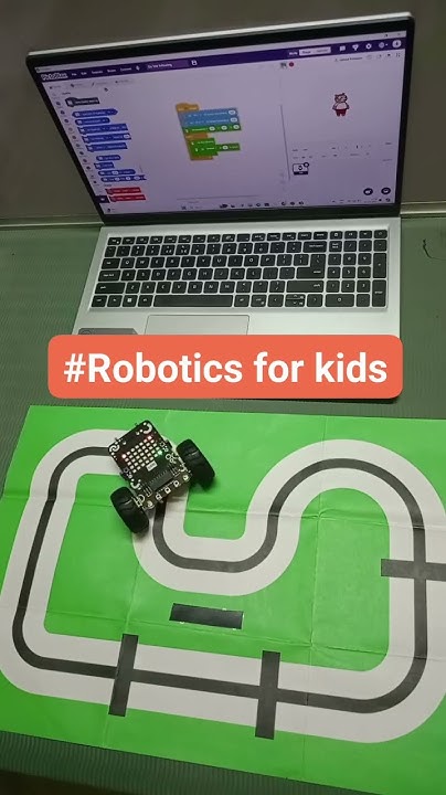 Line follower robot with simple coding done in Pictoblox. - YouTube