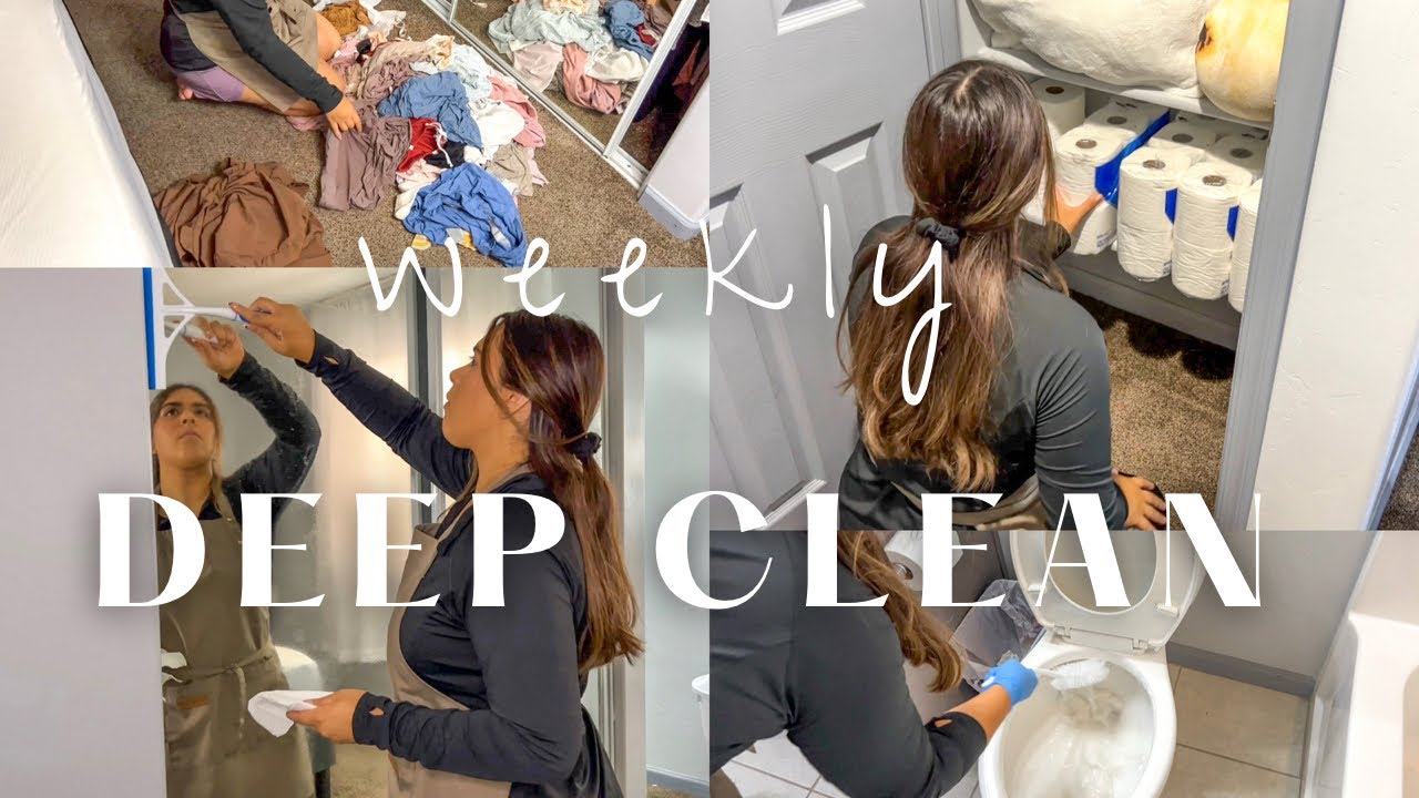 Weekly DEEP CLEAN | cleaning motivation 💫 | all day clean with me | new ...