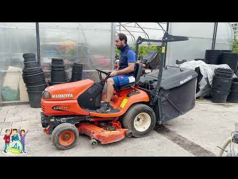 Rasentraktor Kubota G21 E - YouTube