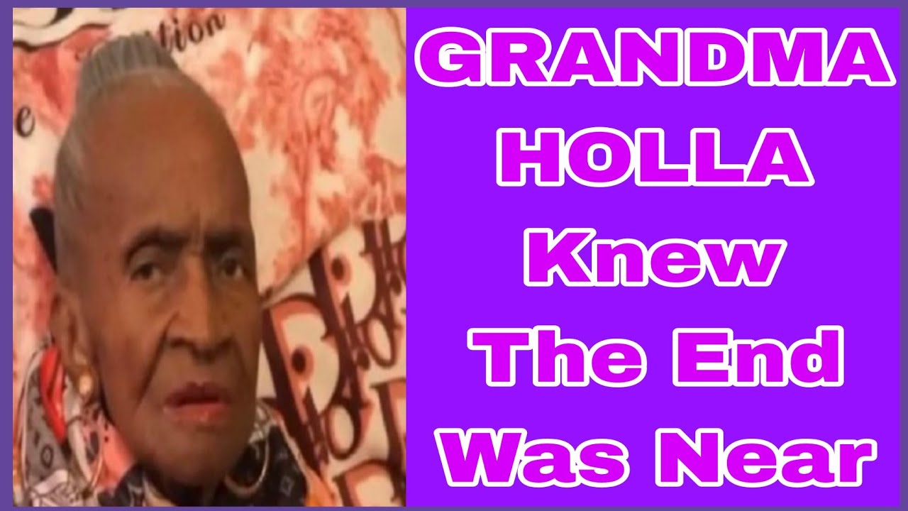 Grandma HOLLA EMOTIONAL 😢 She Knew Life Was Ending 😭 - YouTube