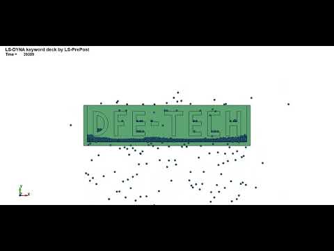 LS DYNA Particle Blast Simulation - YouTube