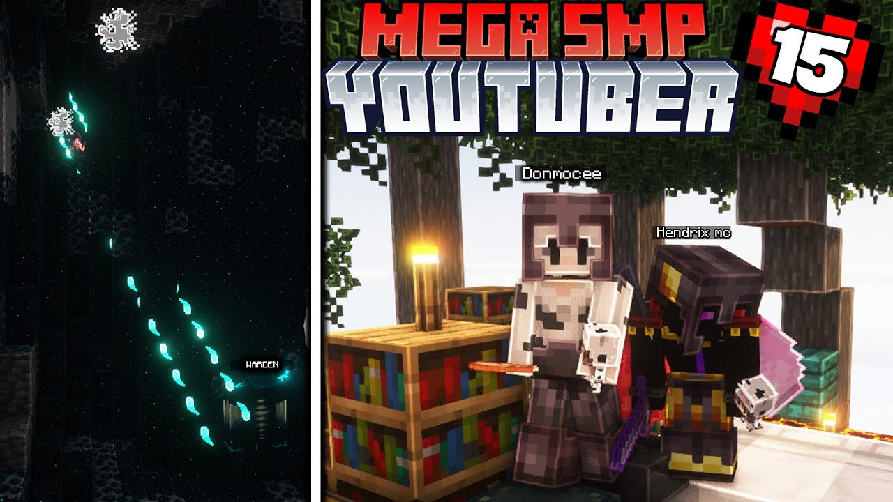 MINECRAFT MEGA SMP TẬP 15 : TÔI MẤT HẾT BỞI WARDEN , NGƯỜI EM CŨ CỨU ...