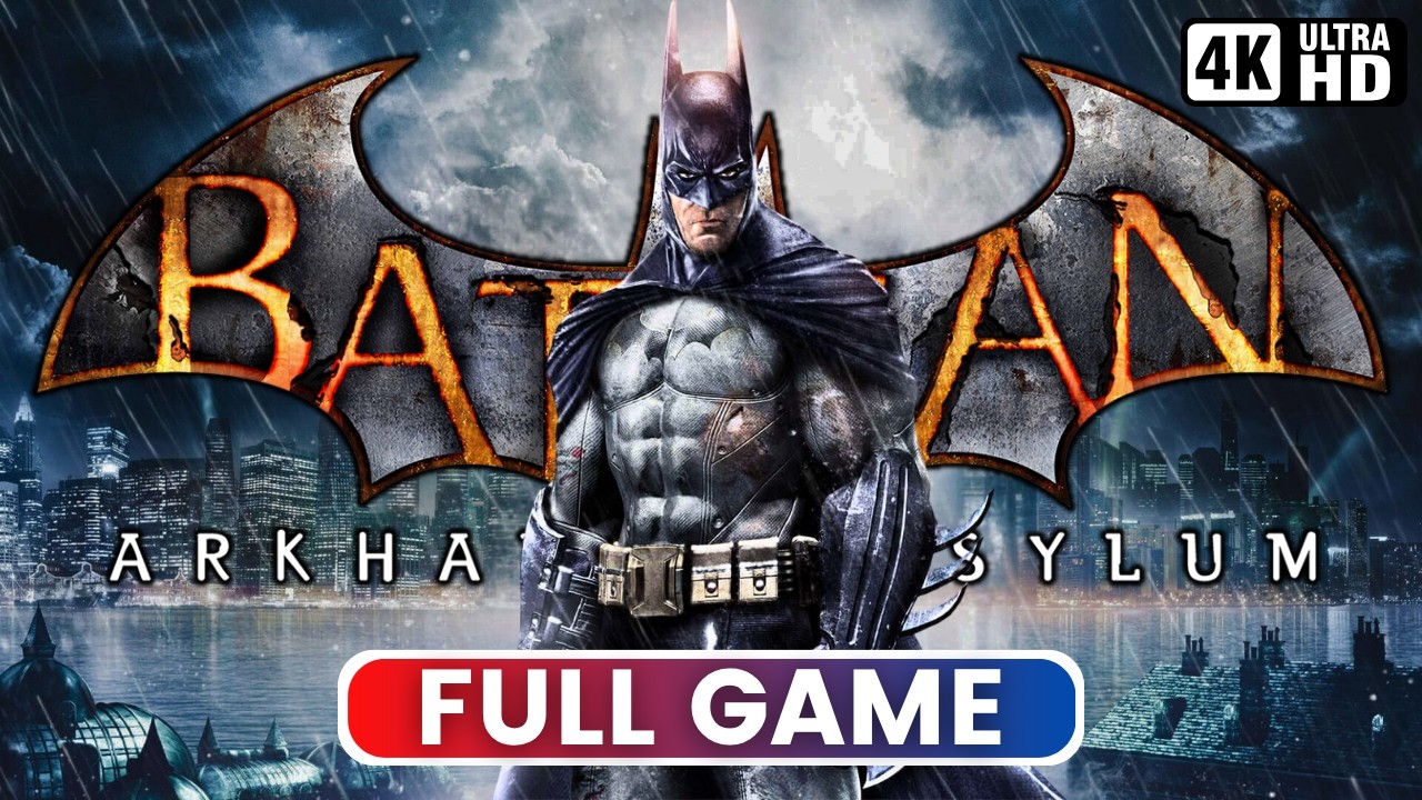 BATMAN: ARKHAM ASYLUM | Full Game (PC Gameplay 4K 60FPS) - YouTube