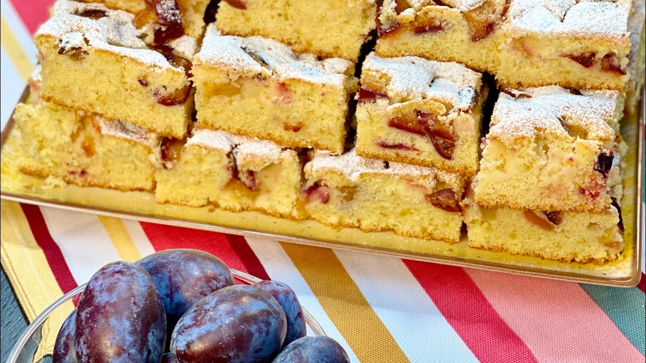Prajitura cu prune - YouTube