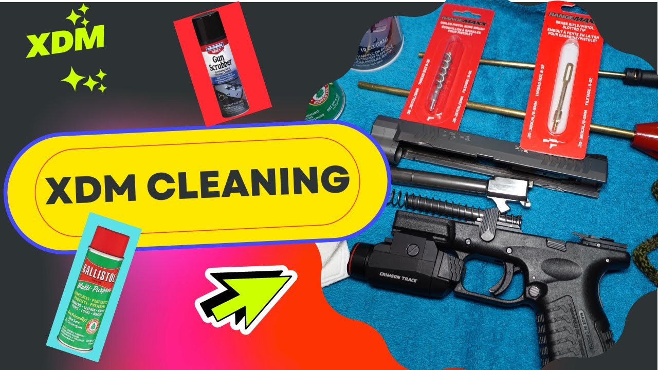 Springfield XDM Cleaning | How to Gun Cleaning 101 | Range Maxx Bore ...