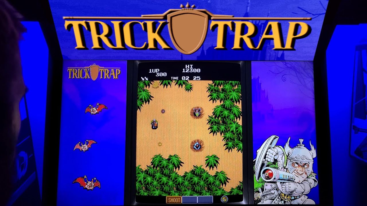Trick Trap Arcade Cabinet MAME Gameplay w/ Marquee - YouTube