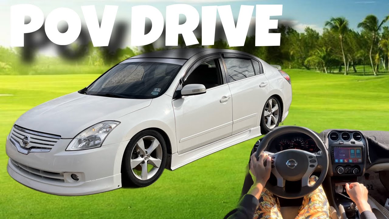 POVE DRIVE in my 6 SPEED NISSAN ALTIMA (new head cam setup) - YouTube