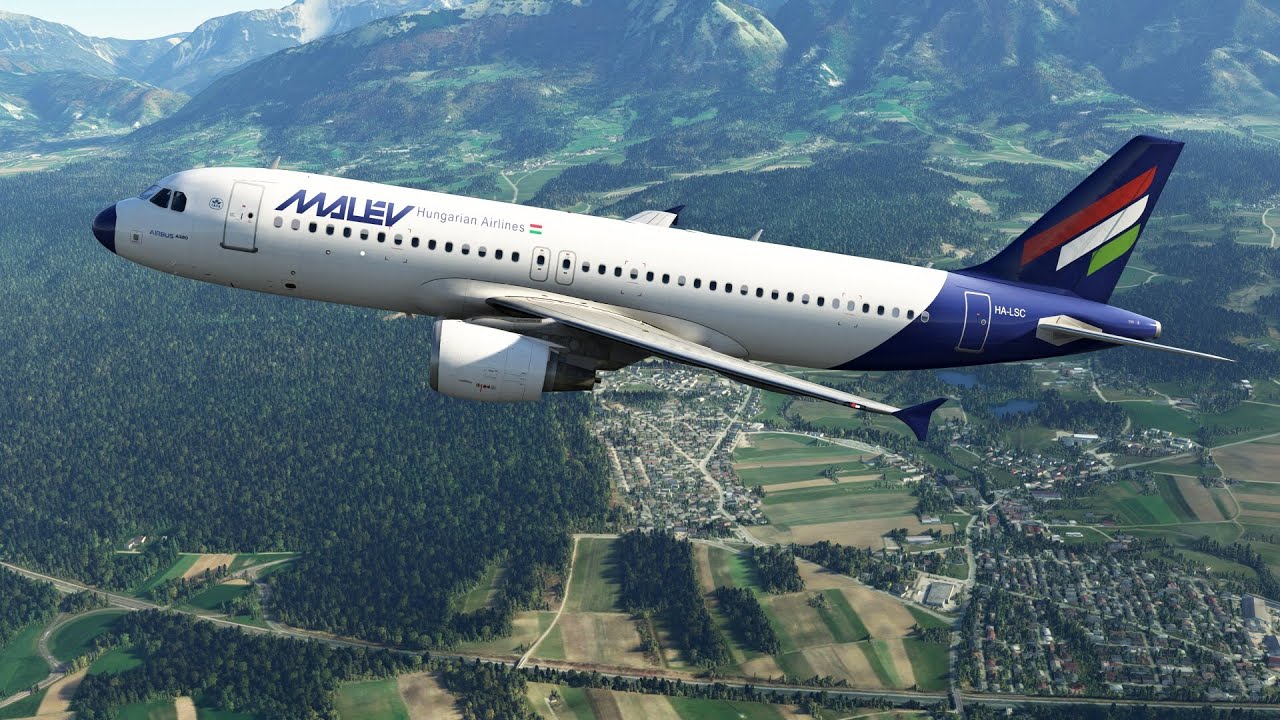 Malev A320 HA-LSC Lublaň-Slovinsko – Ruzyně-Praha │ LJLJ/30 – LKPR/06 ...