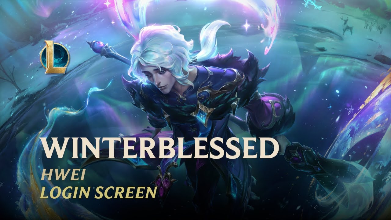 Winterblessed Hwei | LOGIN SCREEN - League of Legends - YouTube