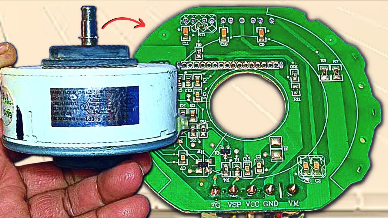 Resin Pack Brushless Dc Motor Circuit Overview - YouTube