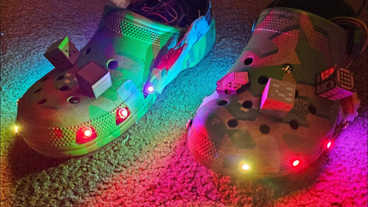 Light Up Crocs! - YouTube