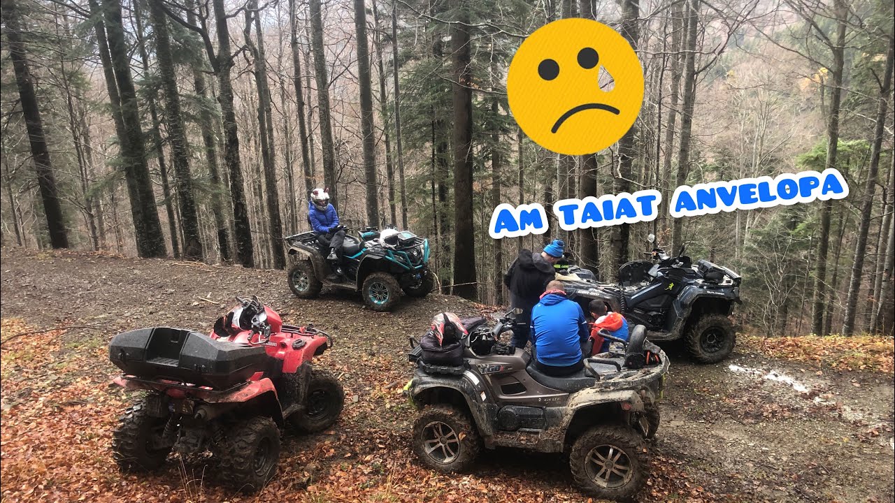 PRIMA TURA CU ATV-ul NOU A TAIAT ANVELOPA 😭 - YouTube