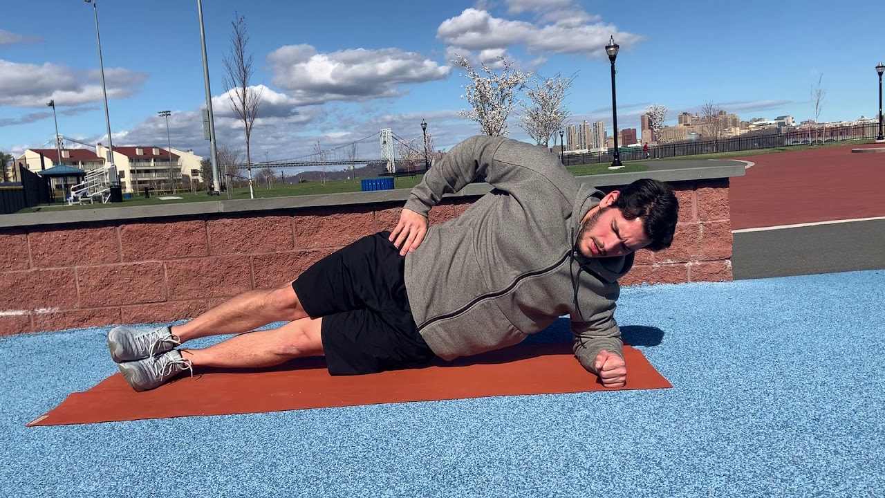ECCENTRIC SIDE PLANK THRUST - YouTube
