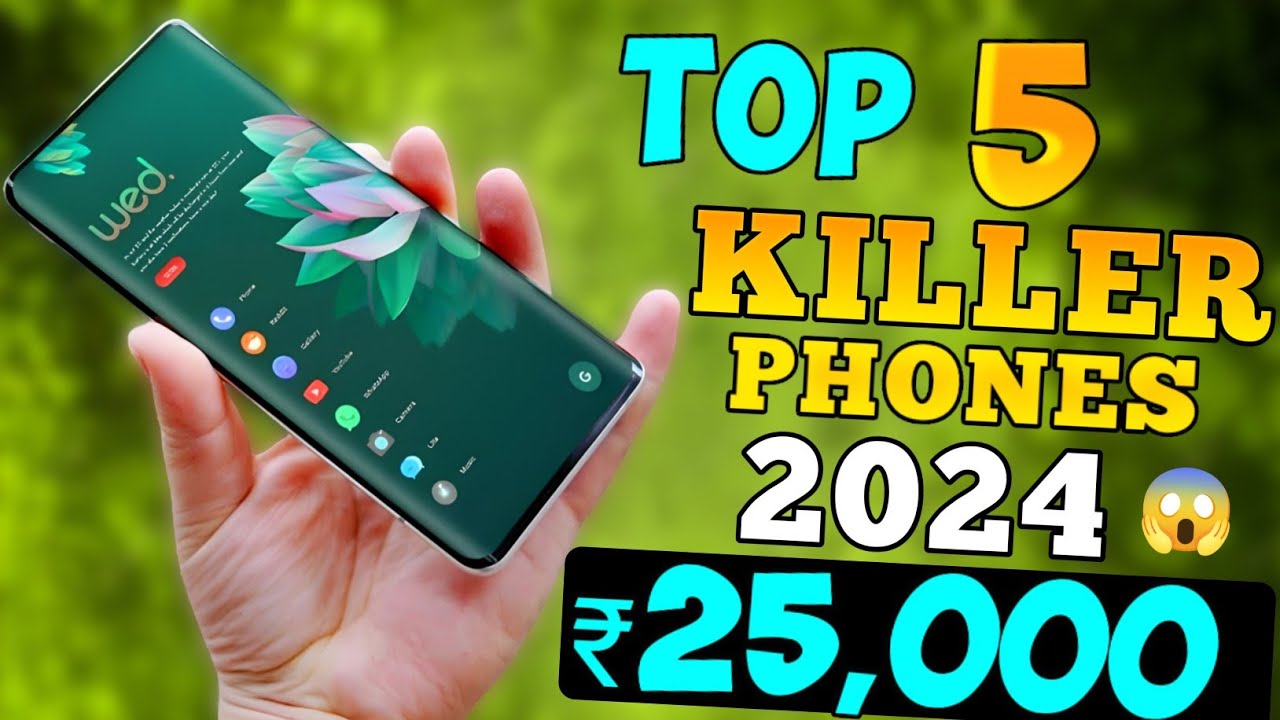 Top 5 Best Smartphones Under ₹25,000⚡️| Curved + OIS | phones under 25k ...