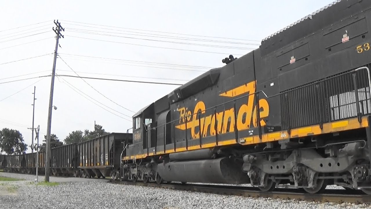 WLE 6967 w/ Ex-WC & Ex-Rio Grande Power! Bellevue, OH - YouTube