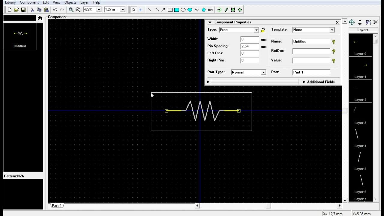 Tutorial Diptrace - Create Component - YouTube
