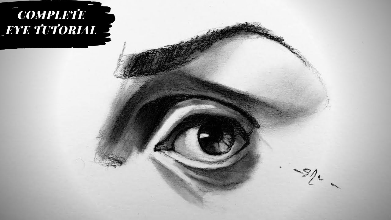 How to Draw Hyper Realistic Eyes - Step by Step - Tutorial for ...