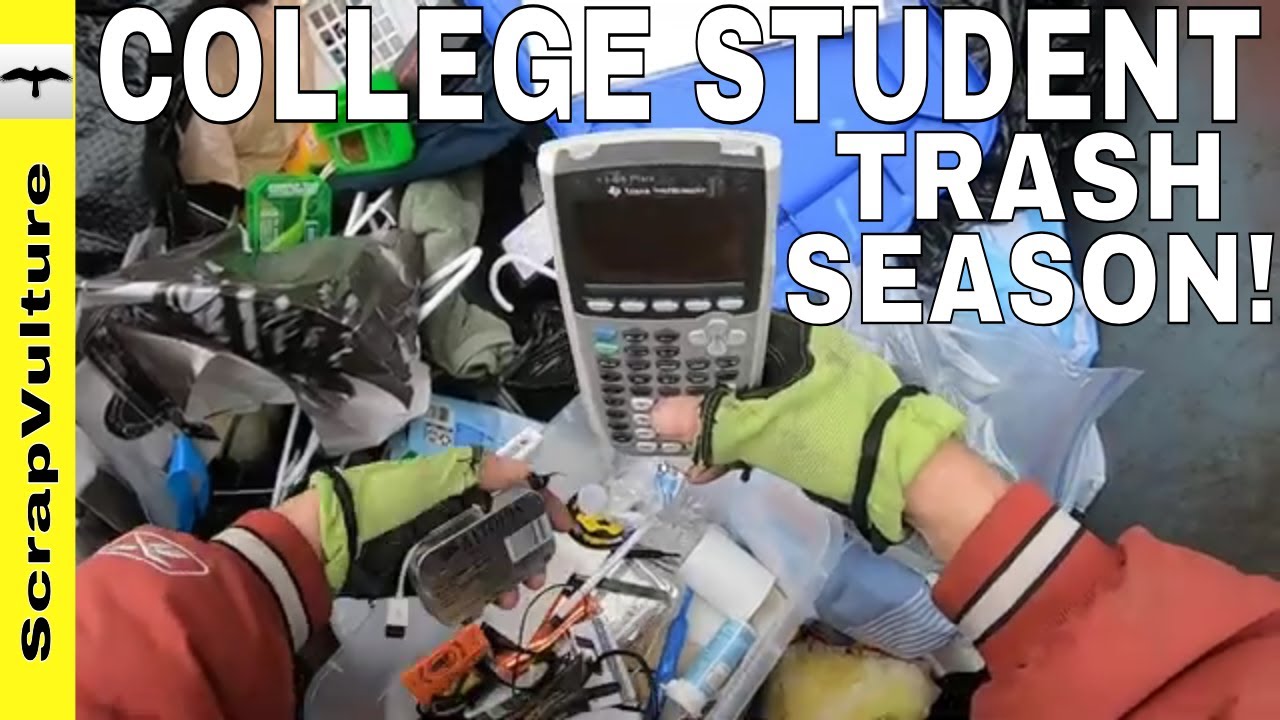 'Tis the SEASON to DUMPSTER DIVE COLLEGE Student TRASH...FA LA LA LA LA ...