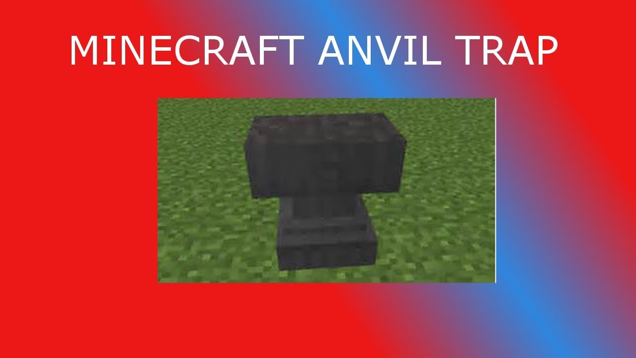 Minecraft xbox 360 easy anvil trap - YouTube