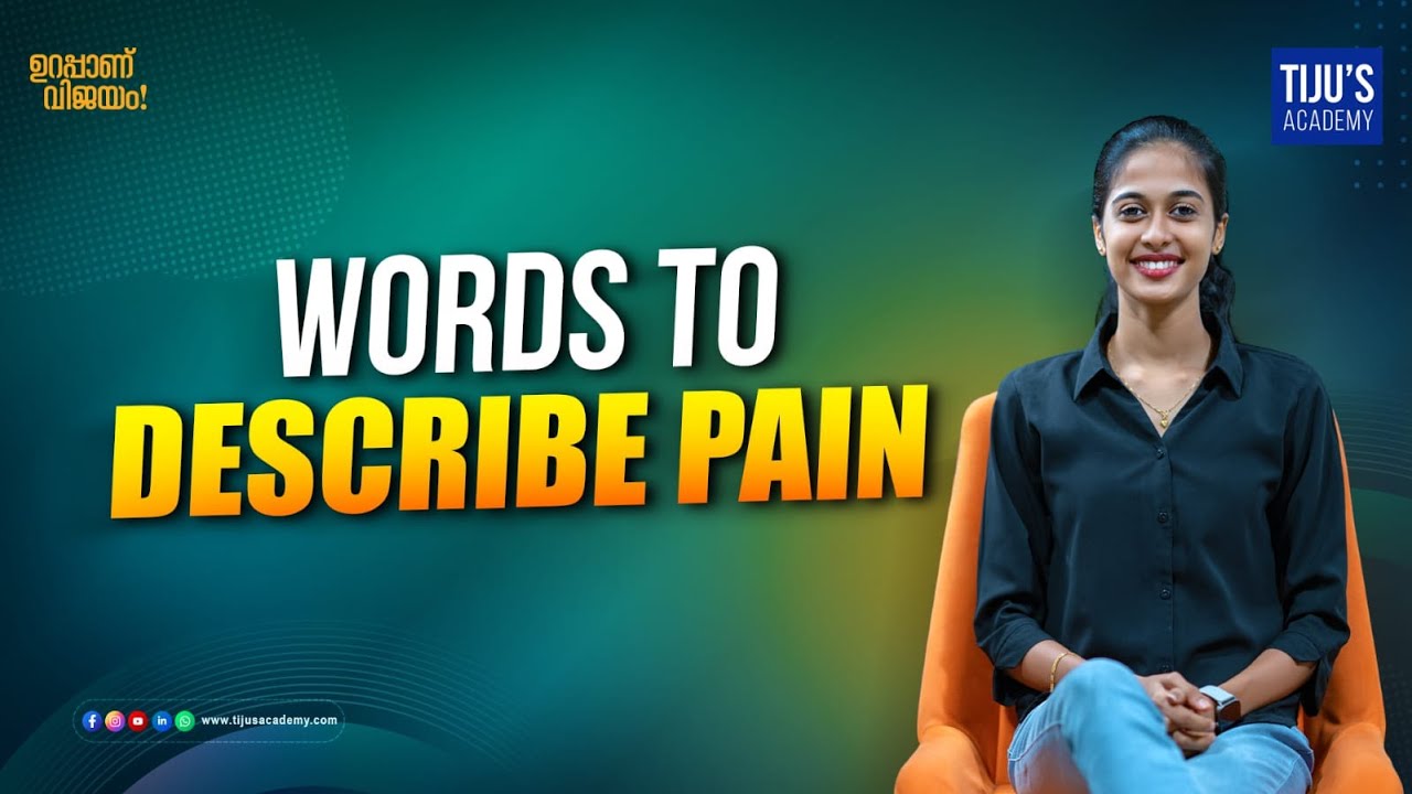 Words to Describe Pain in OET | Tiju's Academy - YouTube