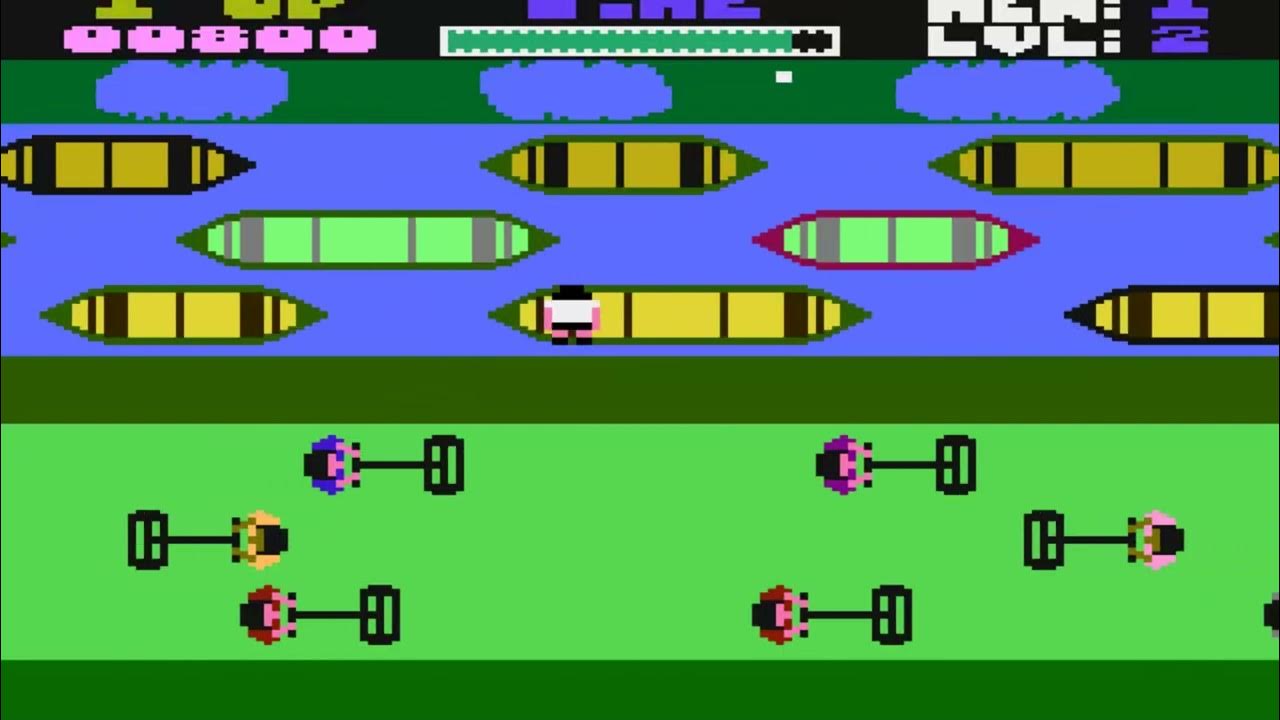ATARI 5200 PREPPIE FROGGER STRONG ELELEMENTS INSPIRED ATARI 8BIT XL XE TO 5200 Port - YouTube