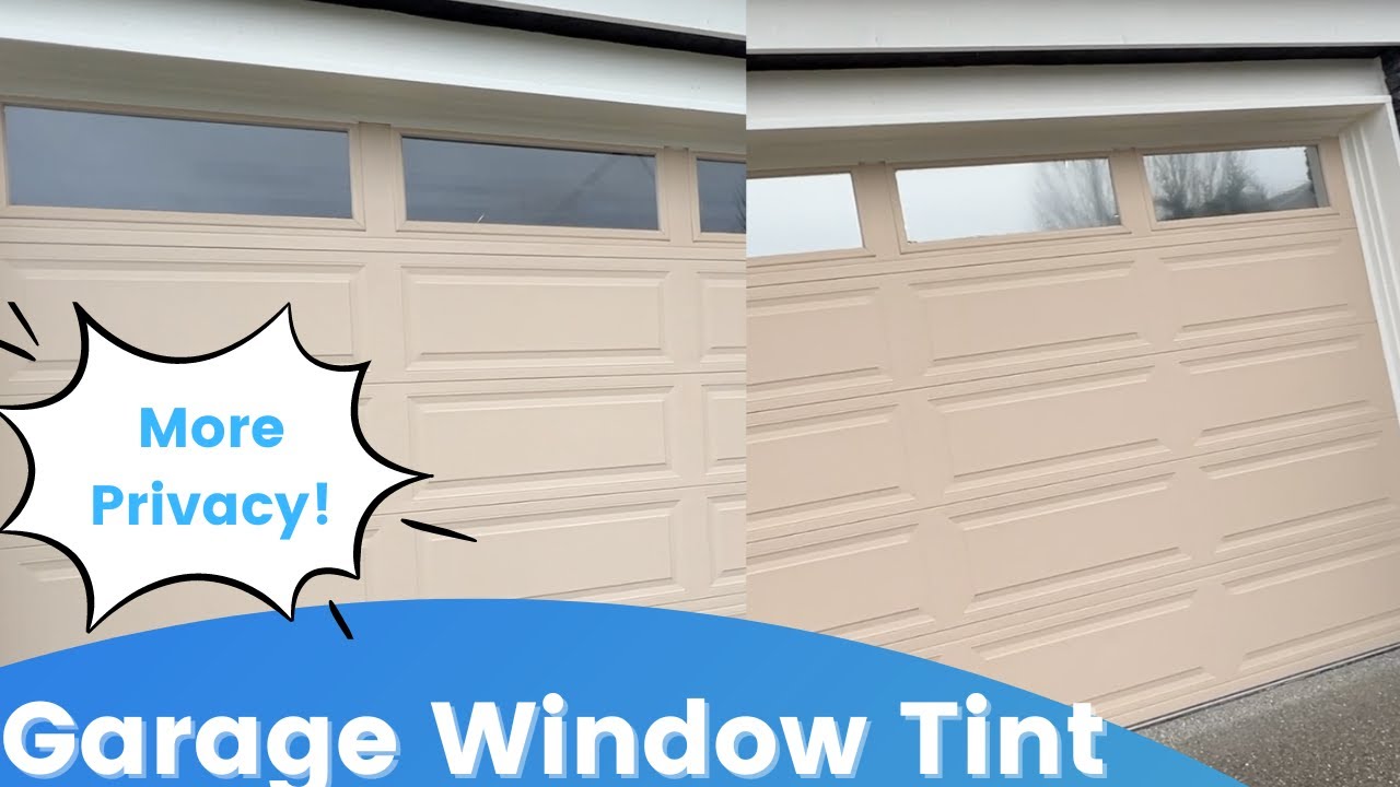 Tinting Garage Windows - DIY Project - YouTube
